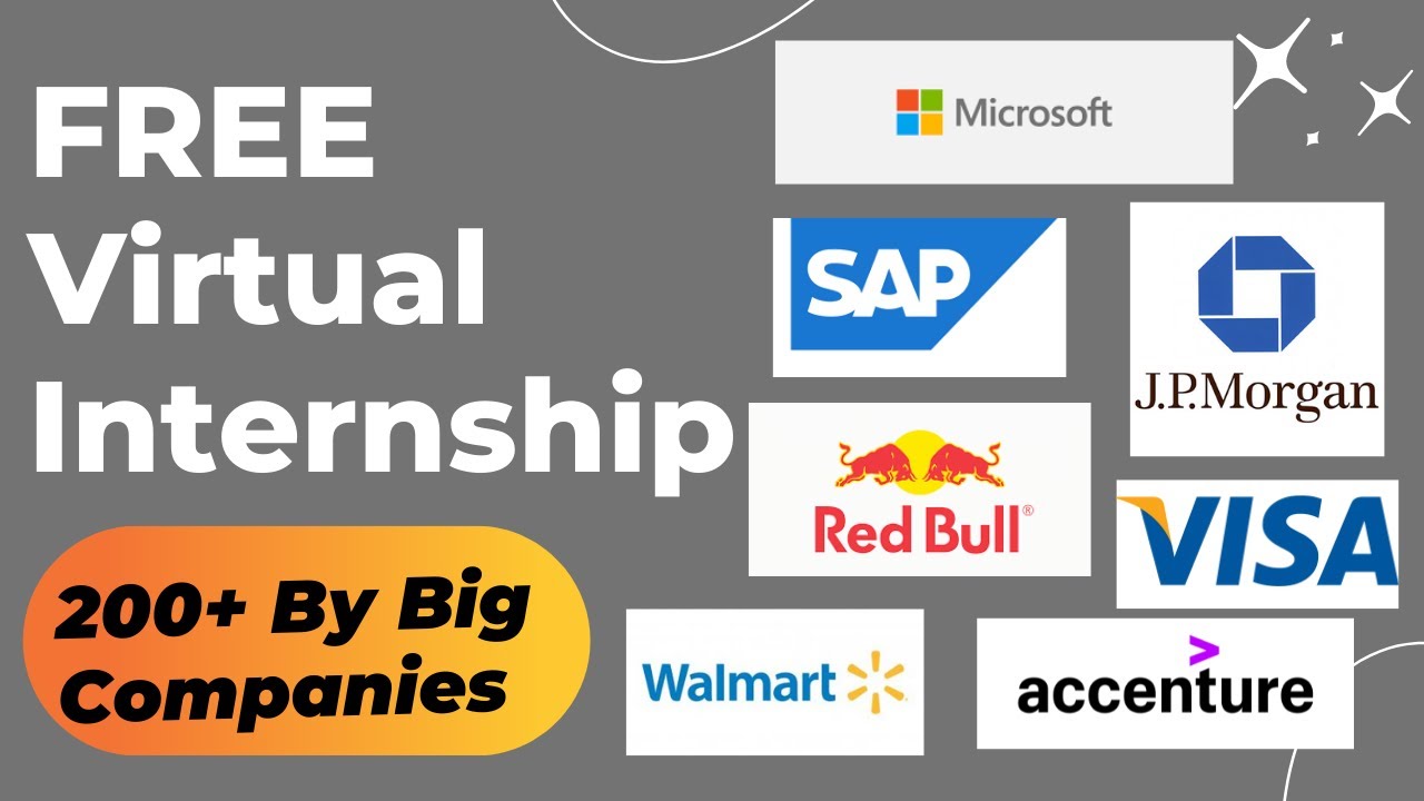 Free Online Internships with Certification | Virtual Internships For ...