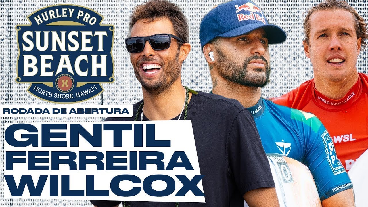 IAN GENTIL X ITALO FERREIRA X JACOB WILLCOX | Hurley Pro Sunset Beach ...