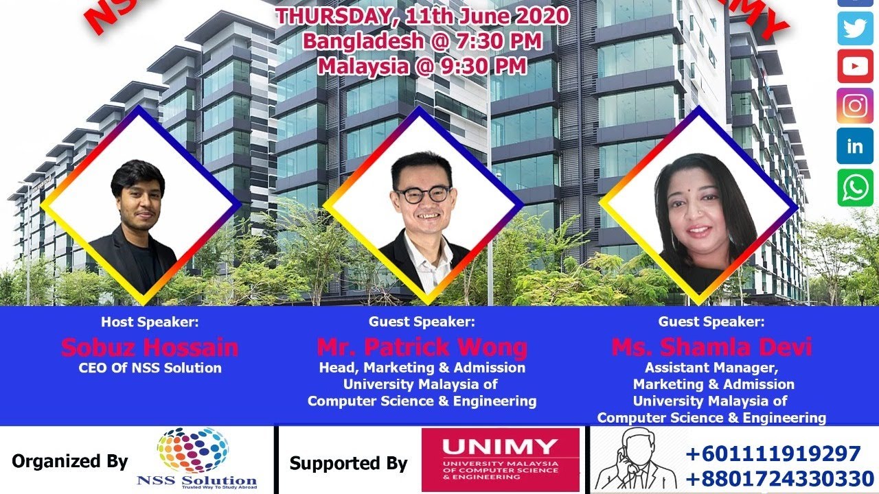 NSS Solution Live Session with UNIMY - YouTube