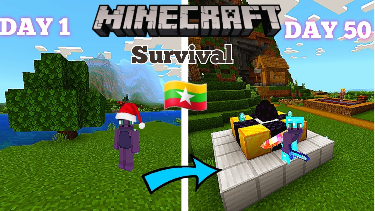 DAY 50 in minecraft survival - YouTube