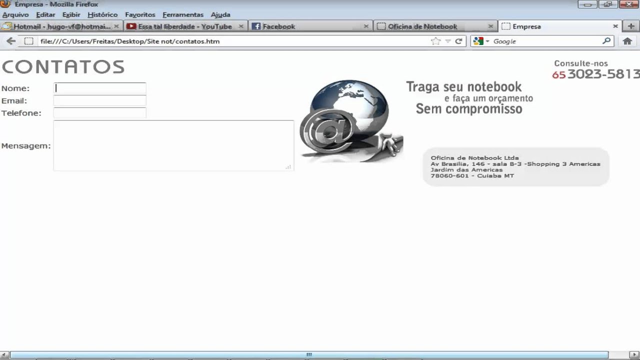 Curso De Dreamweaver Cs6 Linkando As Páginas Aula 23 Youtube