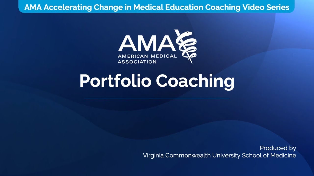 Portfolio coaching - YouTube