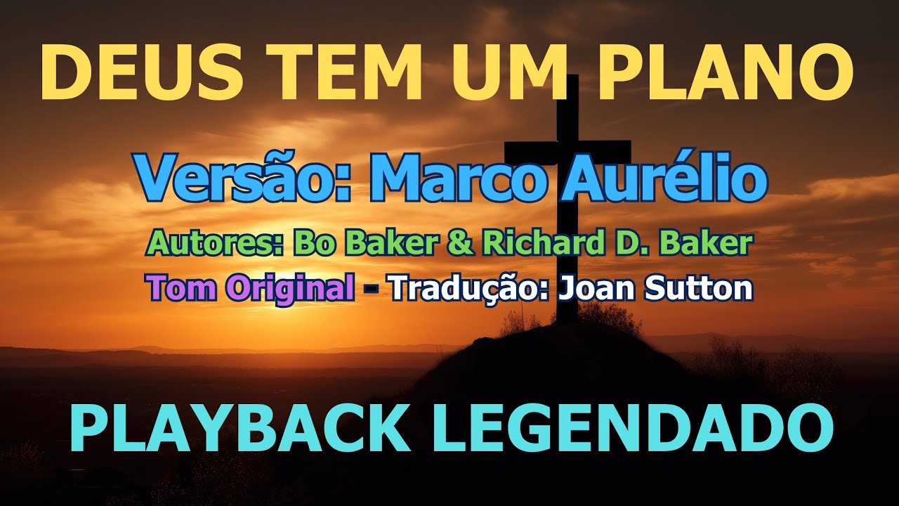 Deus Tem Um Plano [Versão Marco Aurélio - Playback Legendado] - YouTube