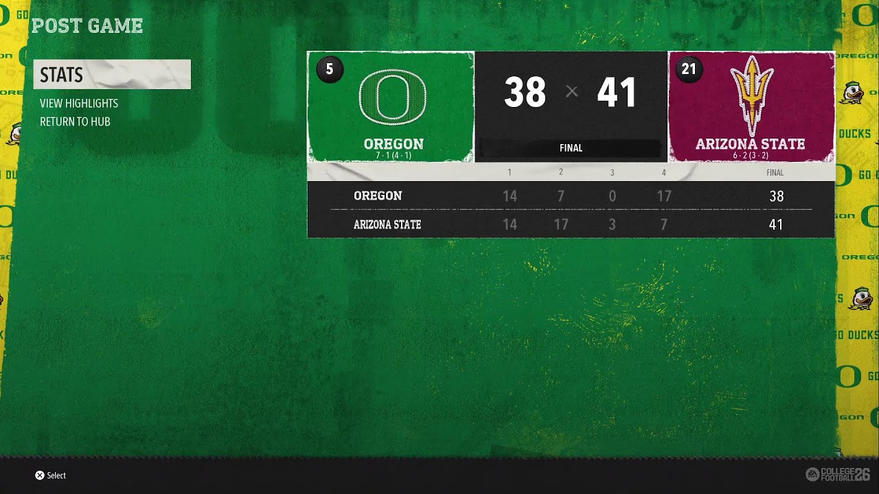 S2 W9 Oregon @ Arizona State - YouTube