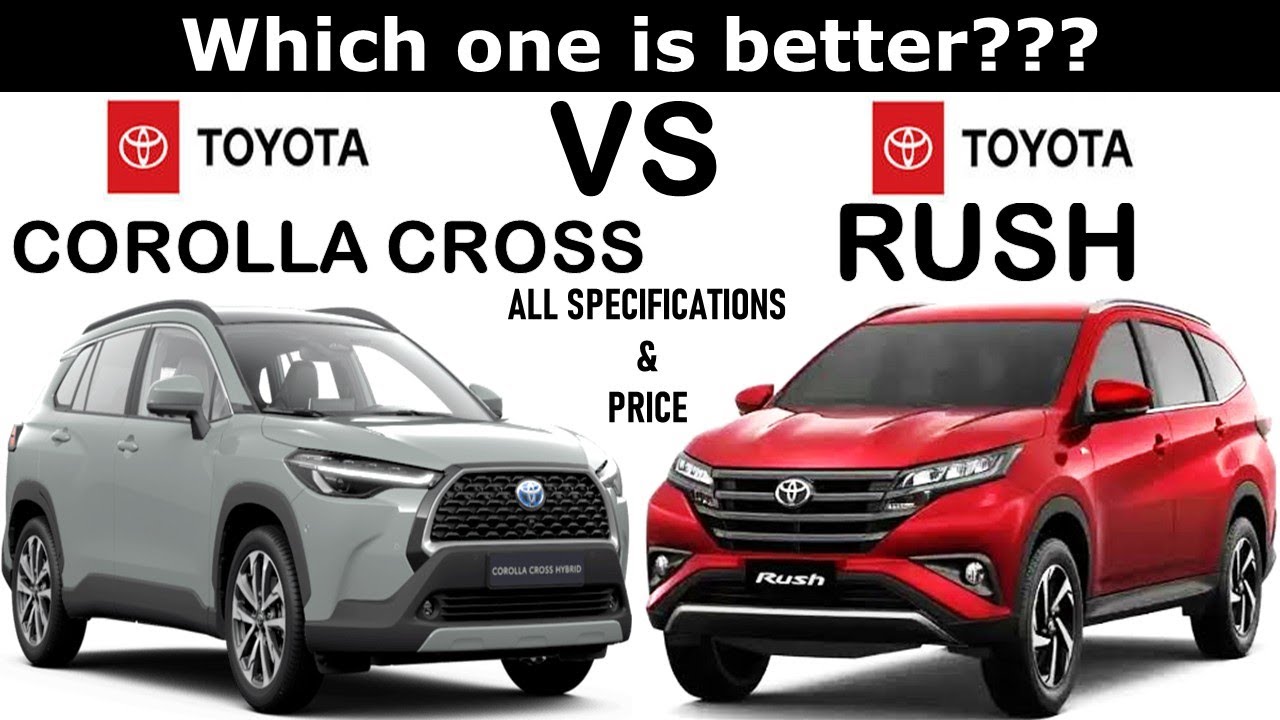 ALL NEW Toyota COROLLA CROSS Vs ALL NEW Toyota RUSH | Which one is ...