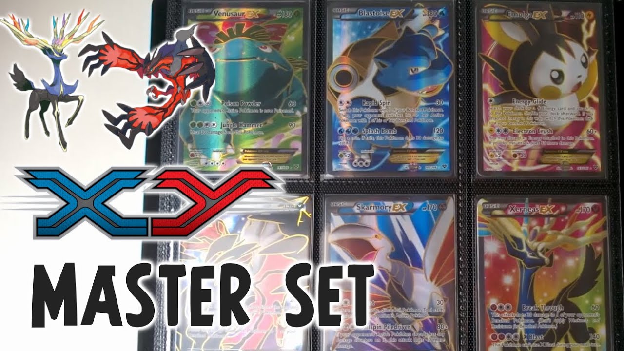 Complete Pokémon XY base master set *_* | SCBM - YouTube