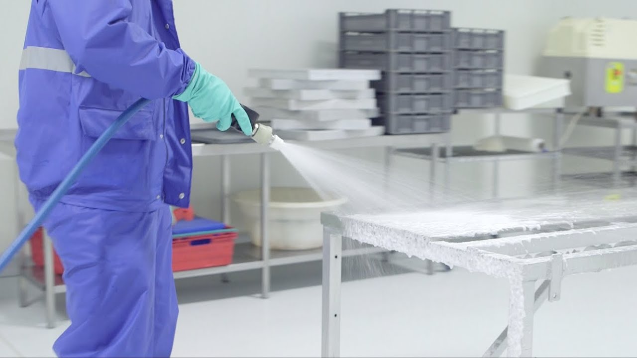 FoodClean by QJS Systèmes de Nettoyage & Disinfection - YouTube