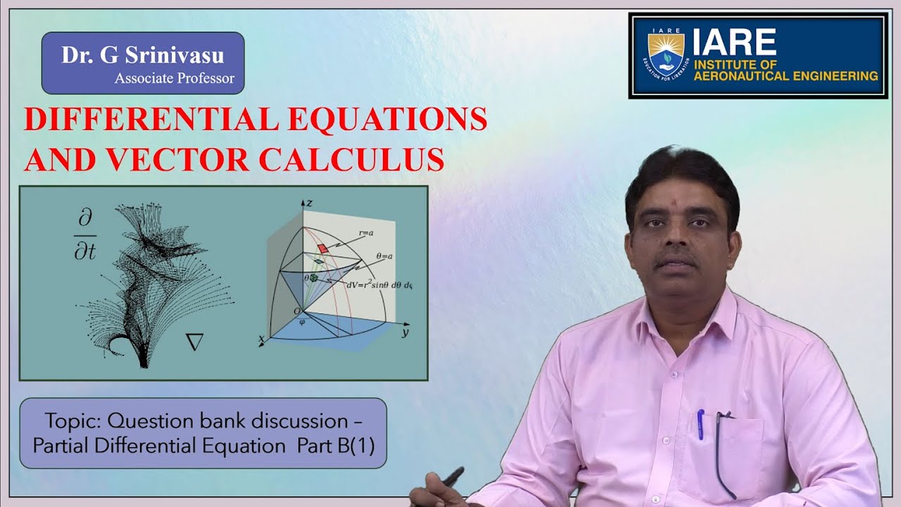 Question bank discussion – Partial Differential Equation Part B1 by Dr ...