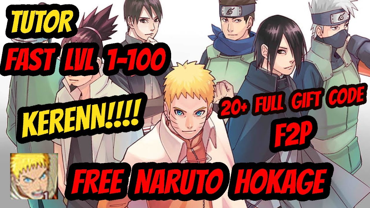 GAME NARUTO PRIVATE SERVER+TUTOR FAST LVL1-110+F2P+VIP6+24 GIFT CODE ...