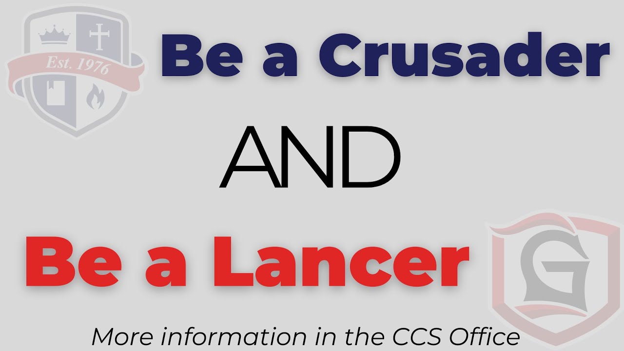 How to Be a Lancer and a Crusader - YouTube