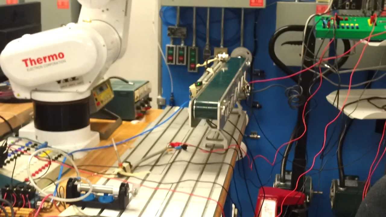 Robots/PLC Project - YouTube