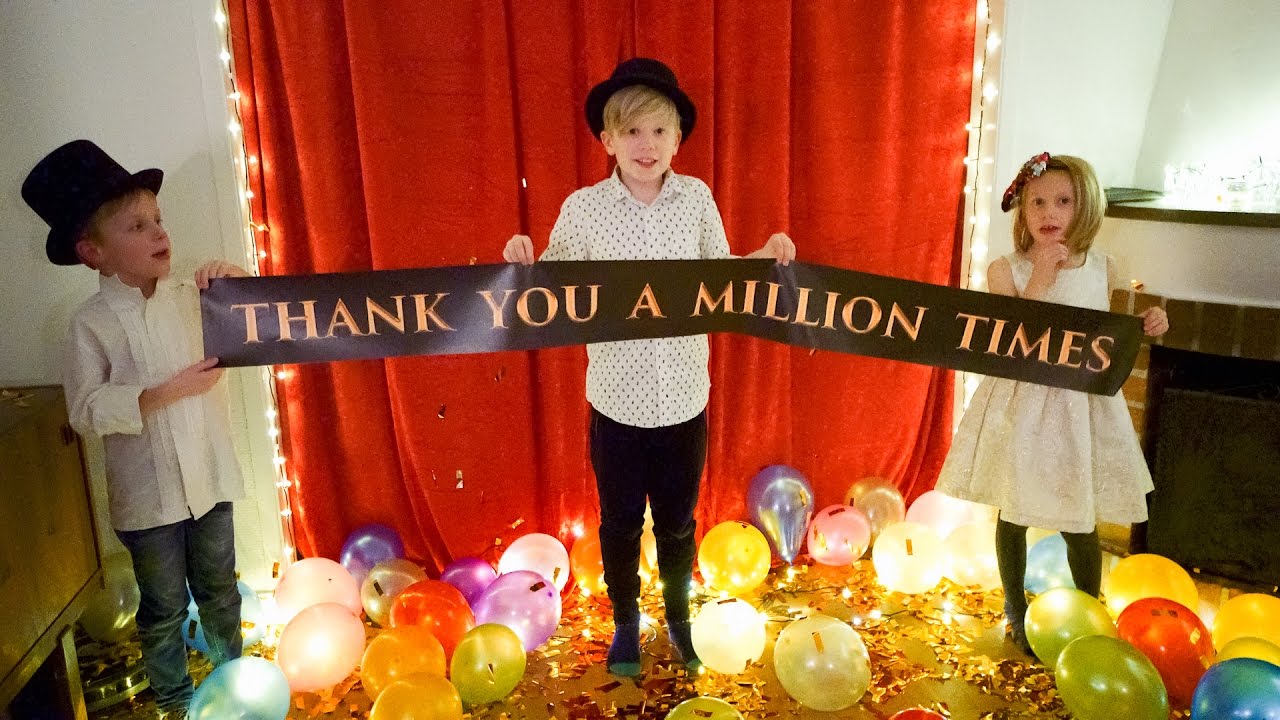1,000,000 SUBSCRIBERS!!! ONE MILLION SUBSCRIBERS!!! - YouTube
