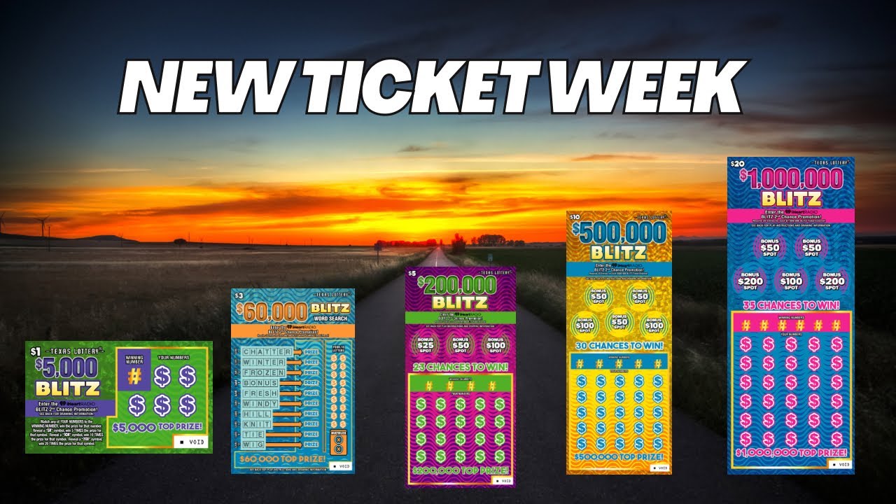 NEW TICKET WEEK . ALL BLITZ GAME TICKETS, TEXAS LOTTERY SCRATCH OFF - YouTube