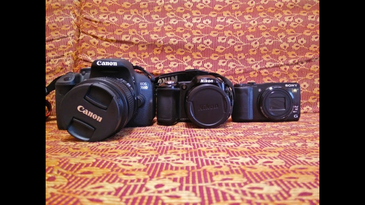CANON EOS 700D VS NIKON COOLPIX L830 VS SONY DSC HX20V OVERVIEW - YouTube