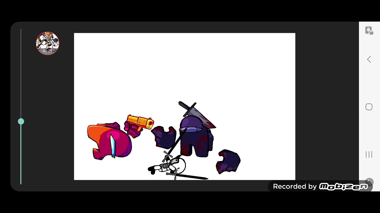 among us vs stickmans robot i monstruos - YouTube