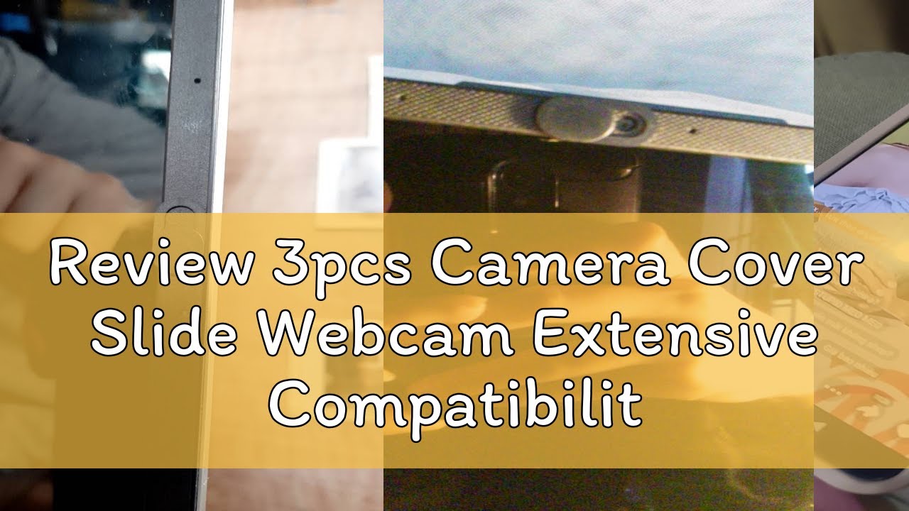 Review 3pcs Camera Cover Slide Webcam Extensive Compatibility Protect ...