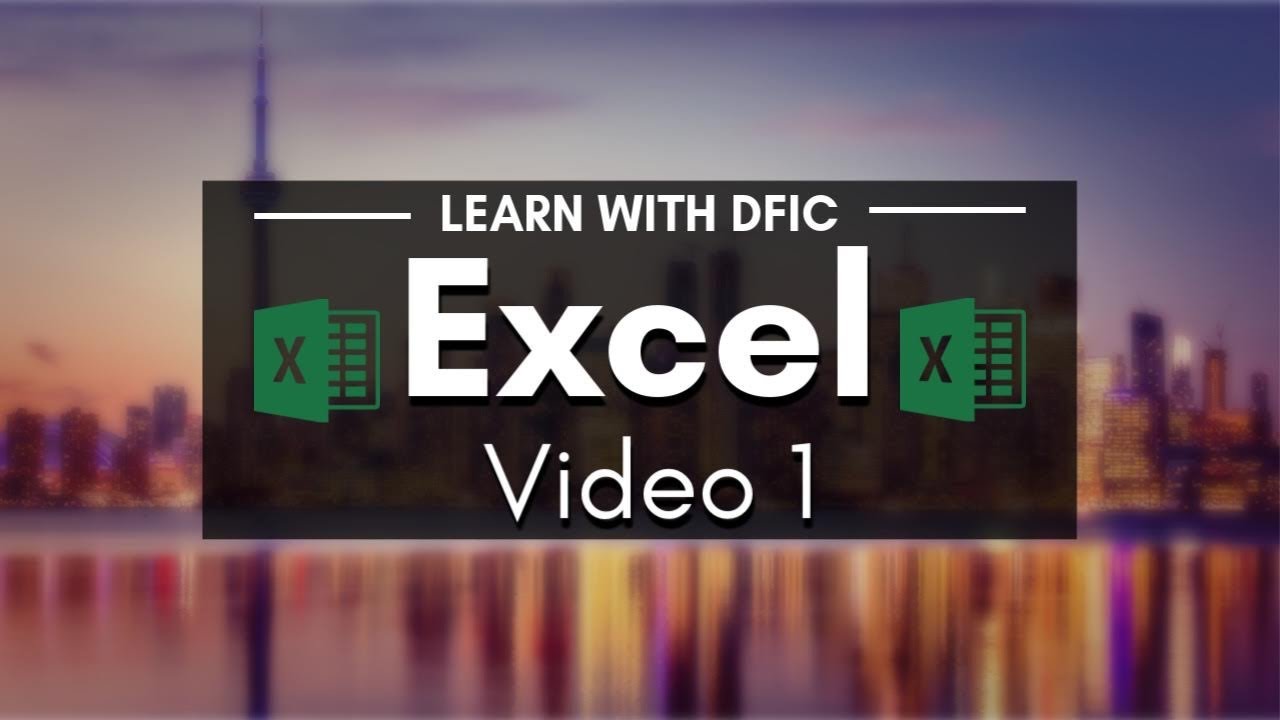 Learn with DFIC: Intro to Excel - YouTube