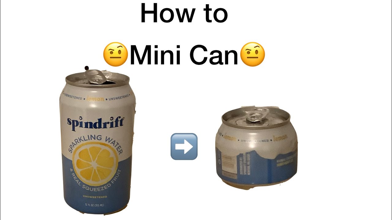 How to make a 🤨mini can🤨 - YouTube