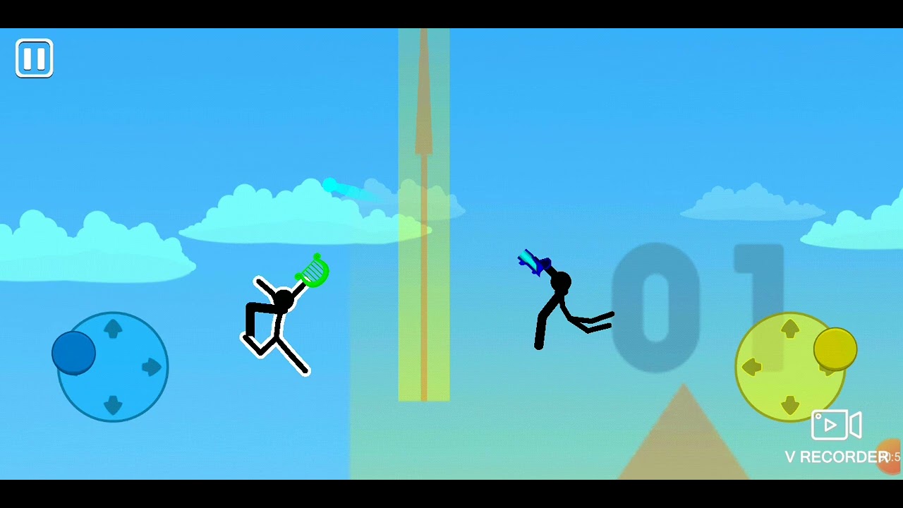 Good match in stickman - YouTube