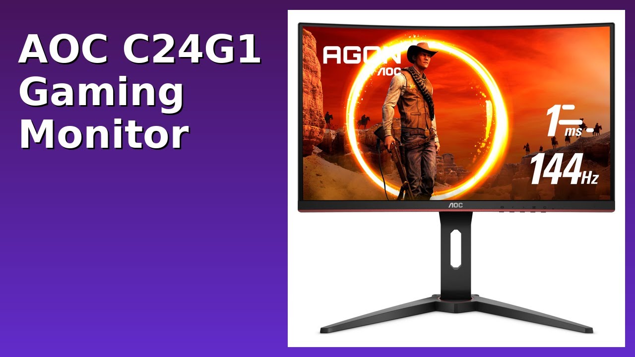 REVIEW (2026): AOC C24G1 Gaming Monitor. Features. - YouTube