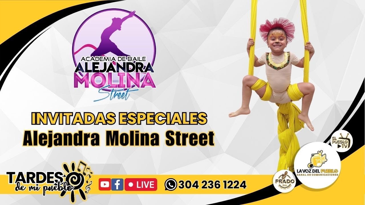 TARDES DE MI PUEBLO CON LA ACADEMIA DE BAILE ALEJANDRA STREET - YouTube