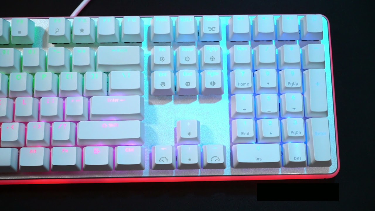RK ROYAL KLUDGE RK918 RGB Mecahnical Gaming Keyboard - YouTube