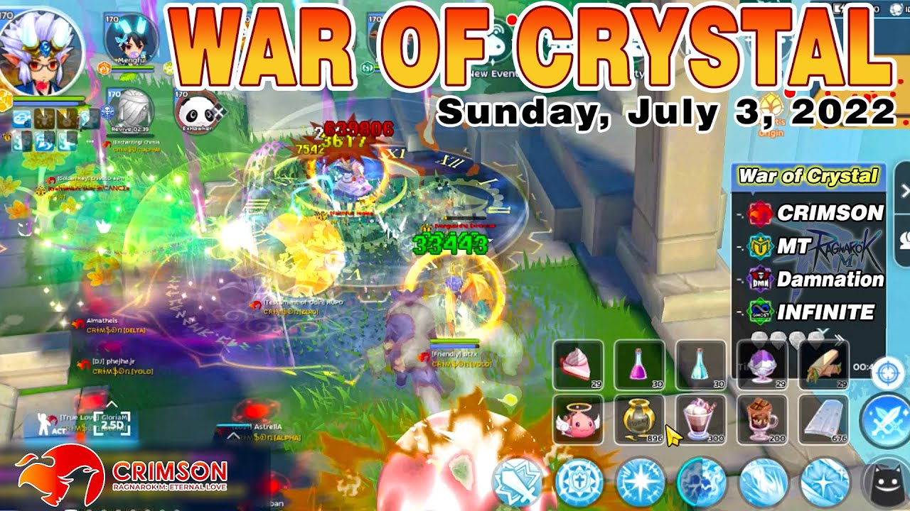 War of Crystal (WOC) SUN | CRIMSON | MT | Damnation | INFINITE ...