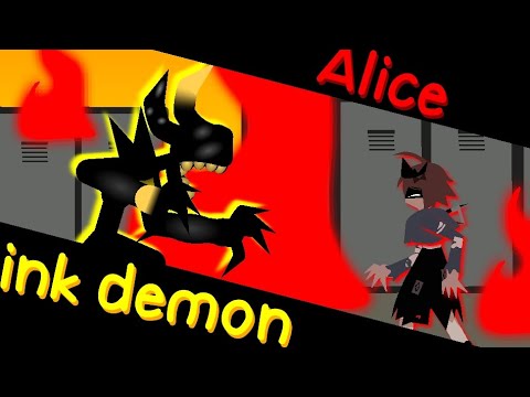 ink demon vs Alice-sticknodes animation - YouTube