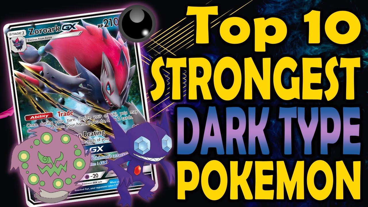 Dark Type Pokemon Cards
