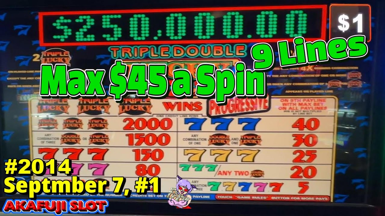 Triple Double Butterfly 7s Slot Machine 3 Reel 9 Lines [Part1] - YouTube