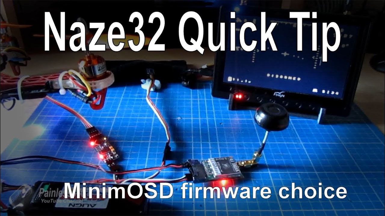 Naze32 Quick Tip – Another choice for MinimOSD firmware (MultiWii-OSD ...