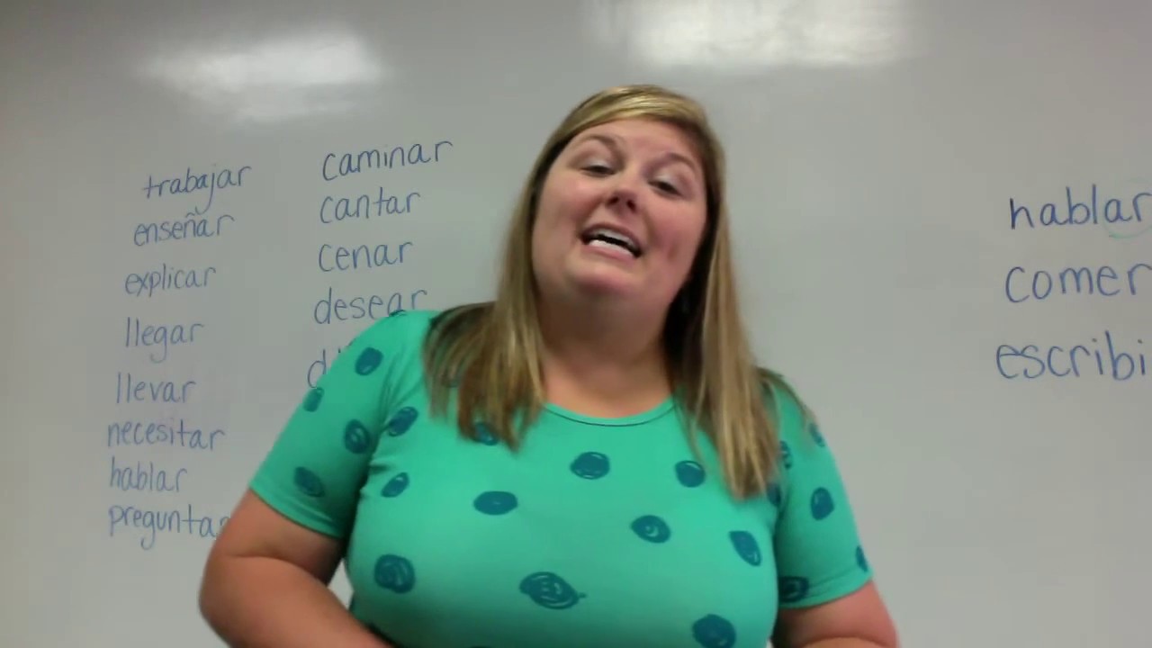 AR verbs explanation Spanish - YouTube