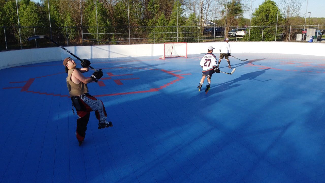 Alpha Ridge Roller Hockey (Drone Footage) - YouTube