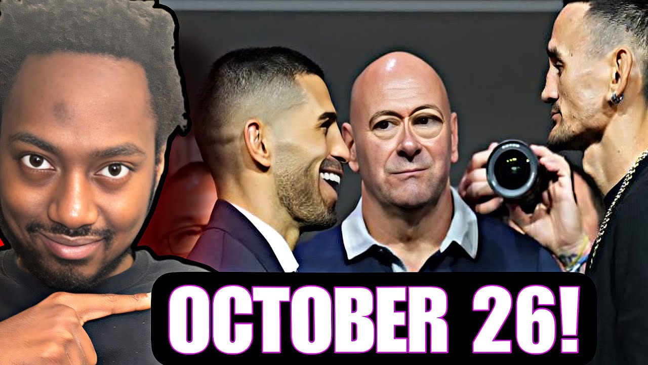 UFC 308 Face-Off & Weigh-In Reaction! Topuria vs Holloway - YouTube