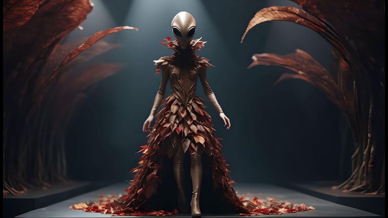Alien Fashion Shows | AI Art - YouTube