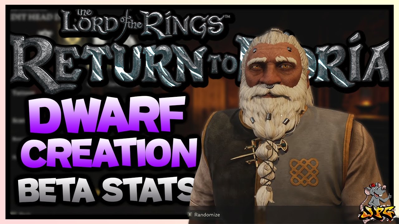 Return To Moria Dwarf Character Customization + Beta Stats! News Round ...