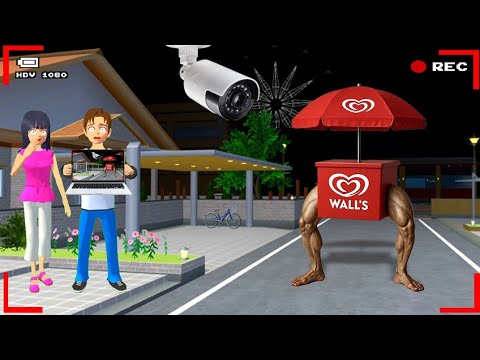 Yuta Mio Panik CCTV Merekam ANOMALI ES KRIM KELILING Di Depan Rumah 😱 | Sakura School Simulator