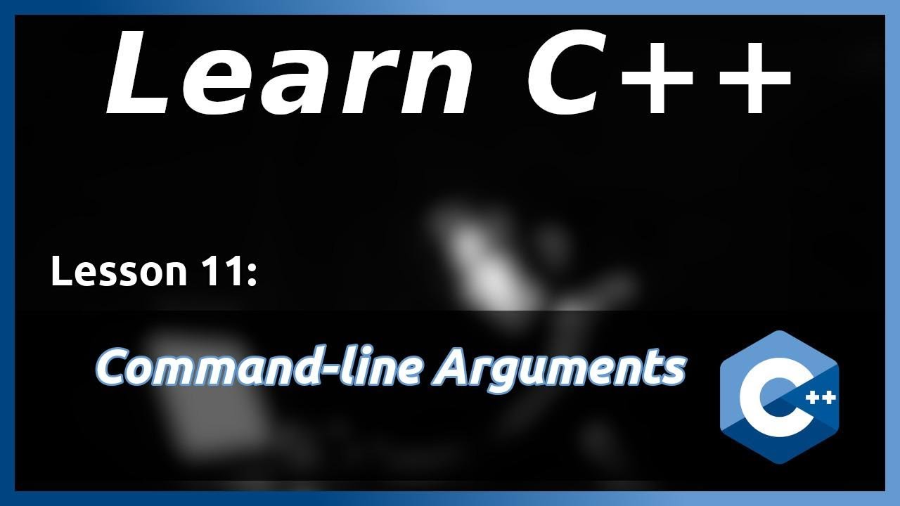 Command Line Arguments C Tutorial Part 11 Youtube