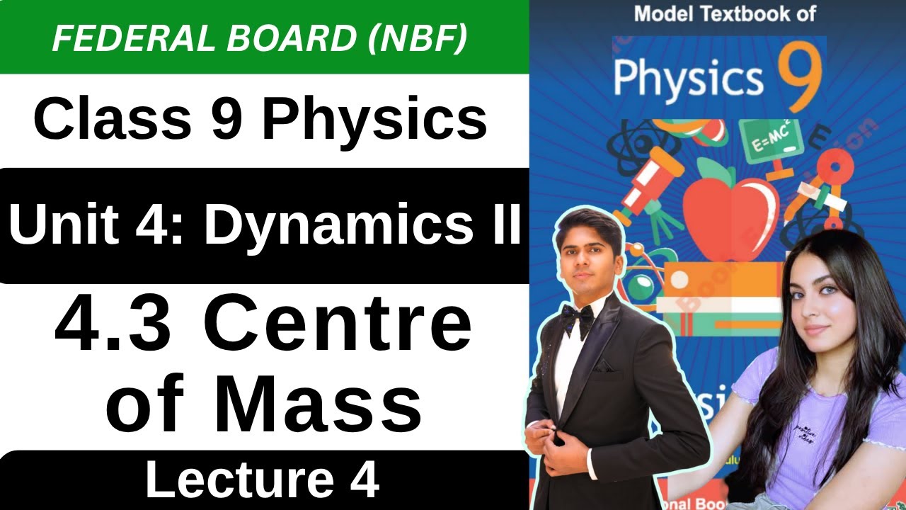Center of Mass | Unit 4 Dynamics II | Dynamics 2 | Class 9 Physics ...