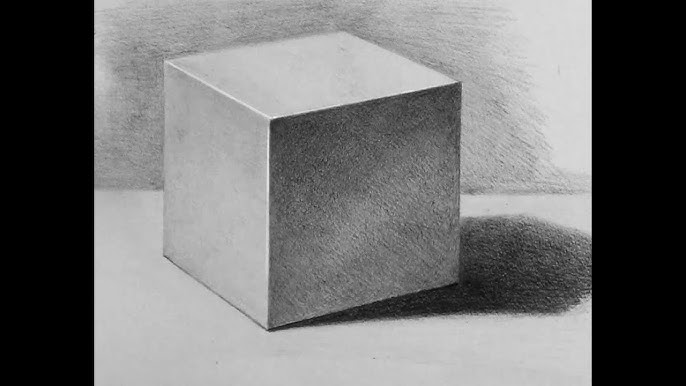 Cube Drawing Shaded