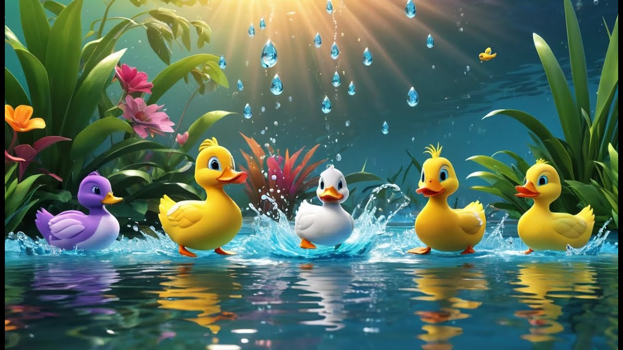 Ducks Go Quack and Fish Go Swish! | Fun Animal Sounds Song for Kids ...