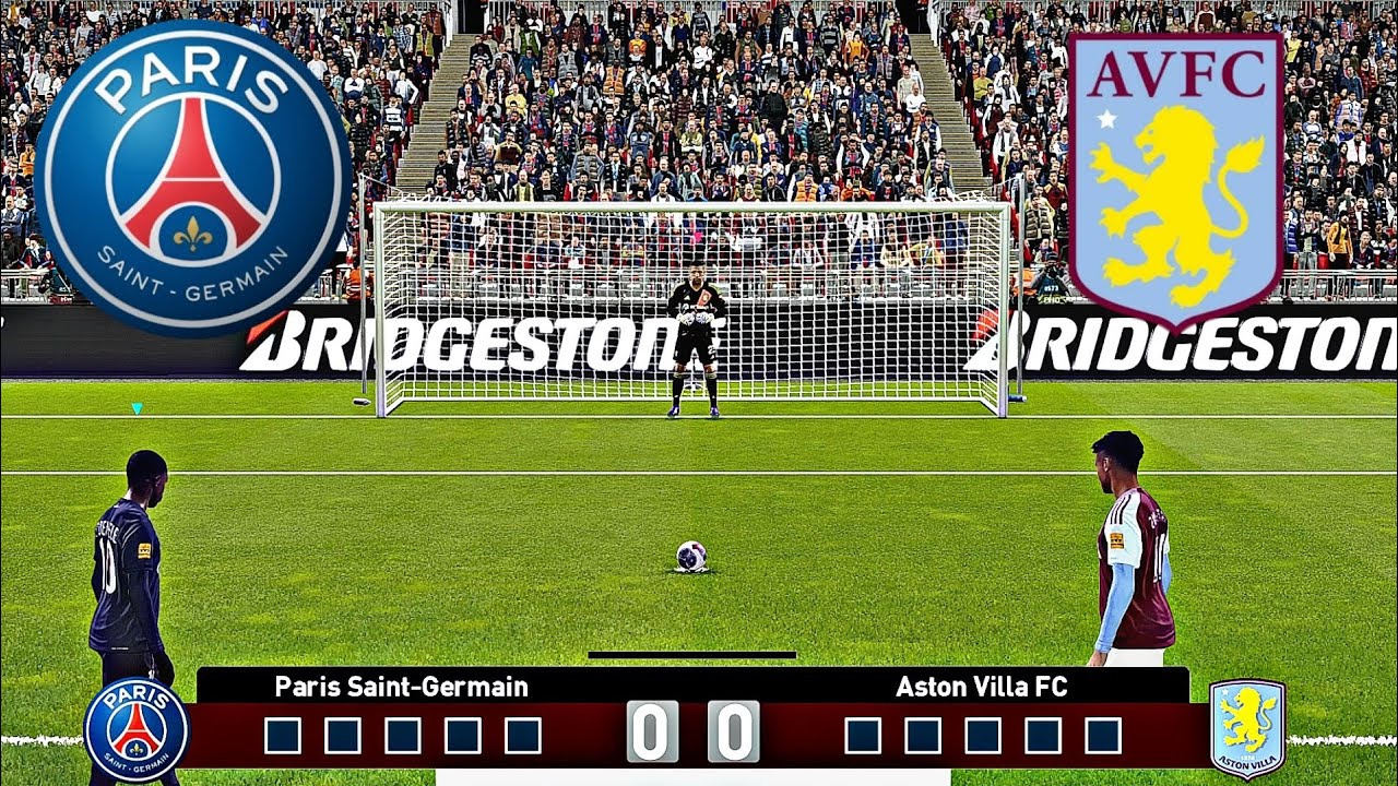 PSG VS ASTON VILLA FULL PENALTY SHOOTOUT | PSG VS AVL HIGHLIGHTS - YouTube