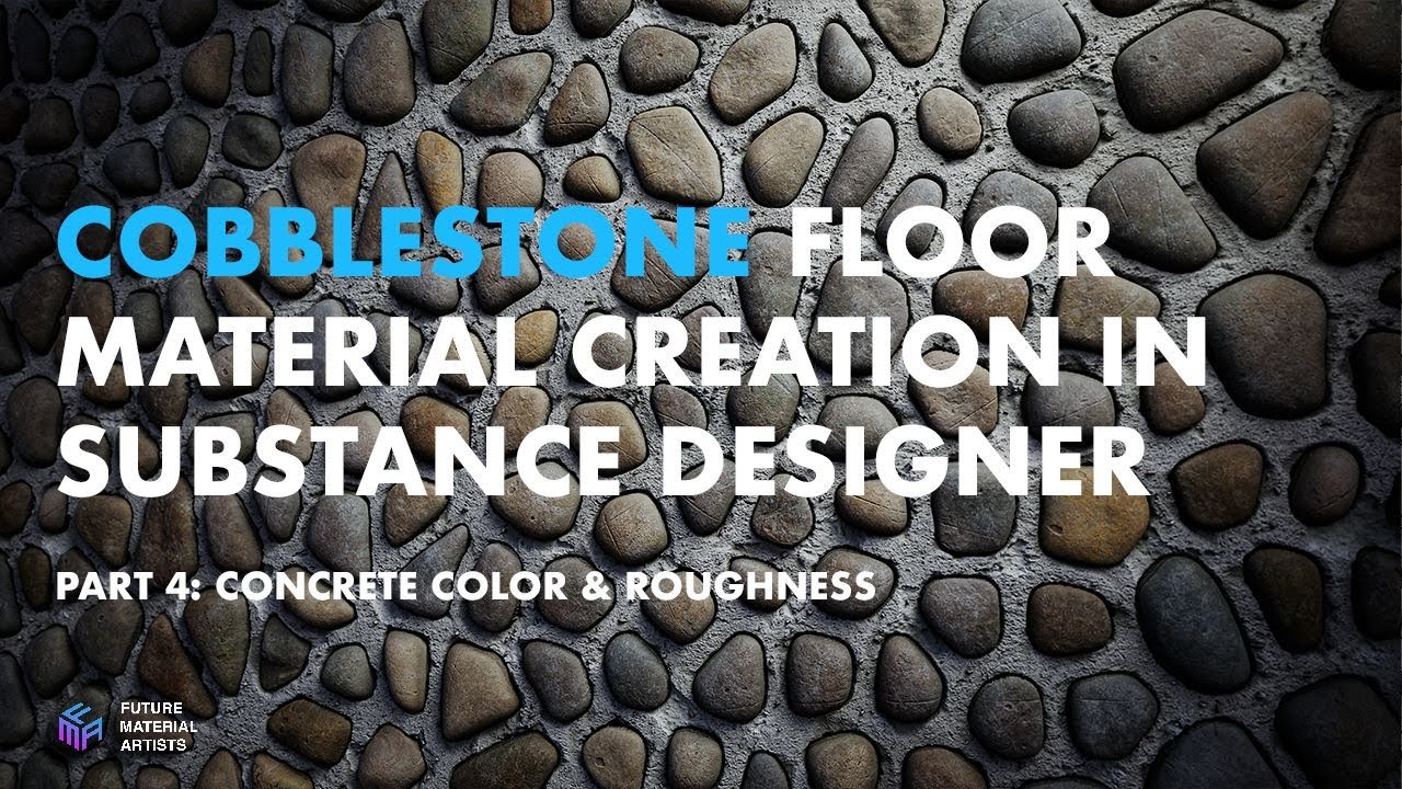 Cobblestone Floor in Substance Designer: Part 4 Concrete Base Color and ...