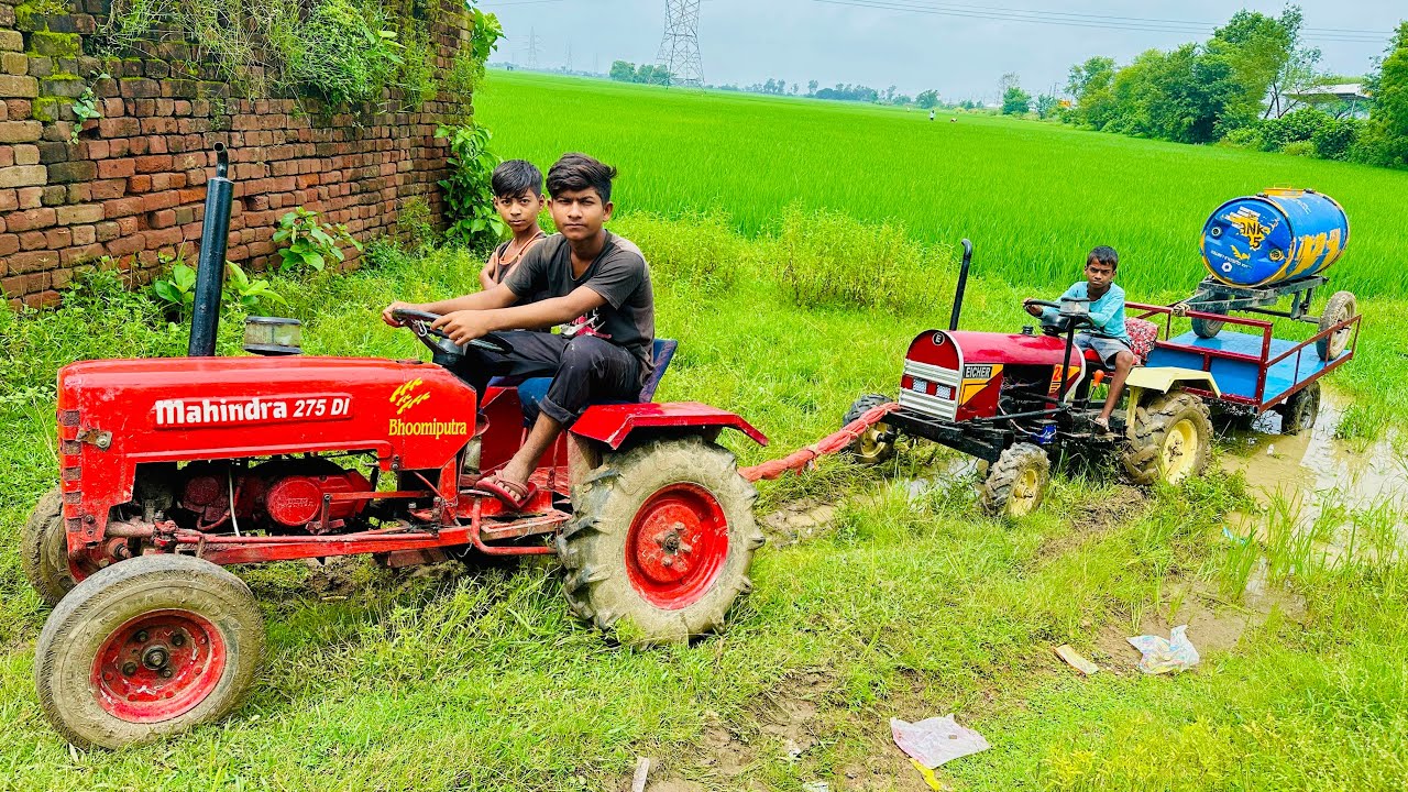 The Mini Eicher Tractor Tailor Water Tank is Weeping and the Mini ...
