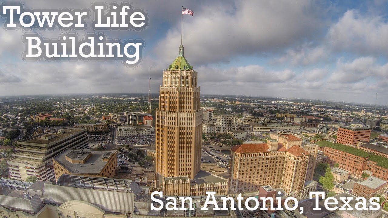 Tower Life Building, San Antonio Texas (4K) - YouTube
