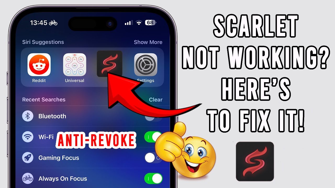 How to Fix Scarlet Not Working Unable to Verify | No Revoke - YouTube
