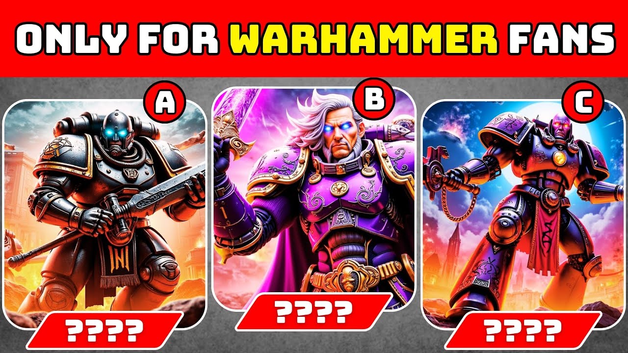 The Ultimate Warhammer 40K QUIZ! - YouTube
