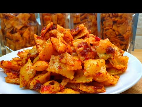 Resep Keripik Bantal Pedas Manis Bikin Nagih