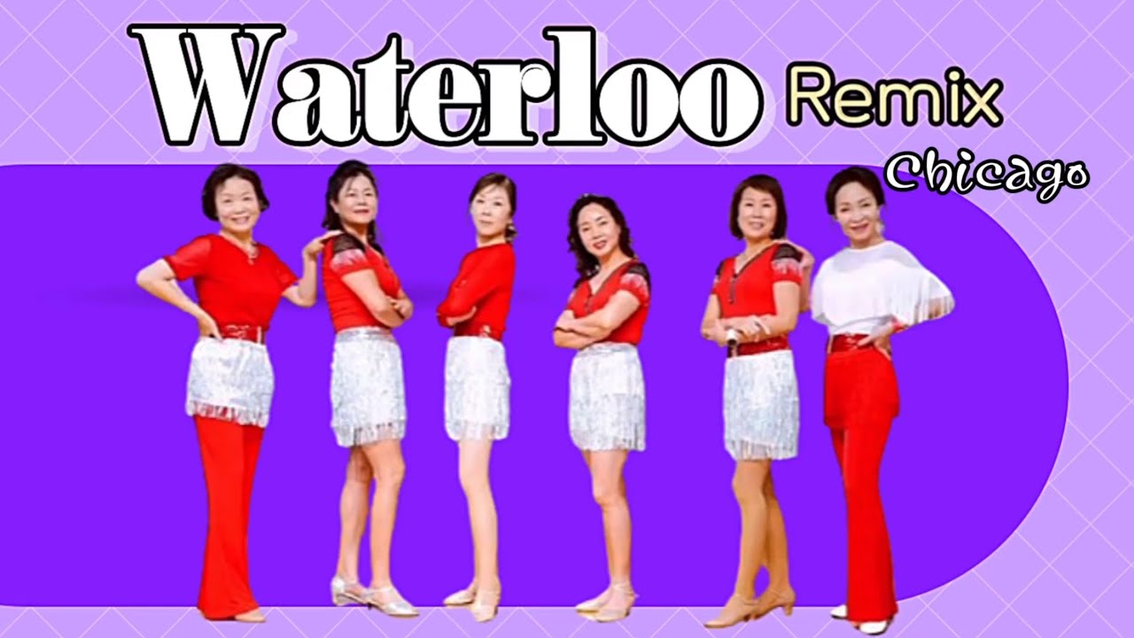Waterloo Remix Line Dance 안젤라 라인댄스 - YouTube