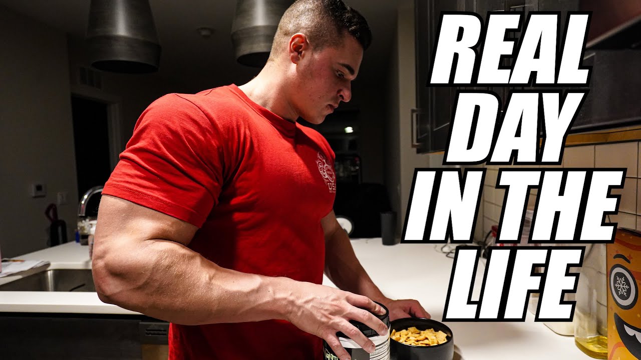 A DAY IN THE LIFE OF A PRO BODYBUILDER - YouTube